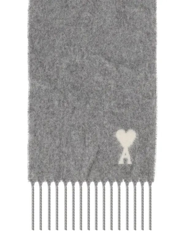 AMI Paris Sciarpa Con Logo