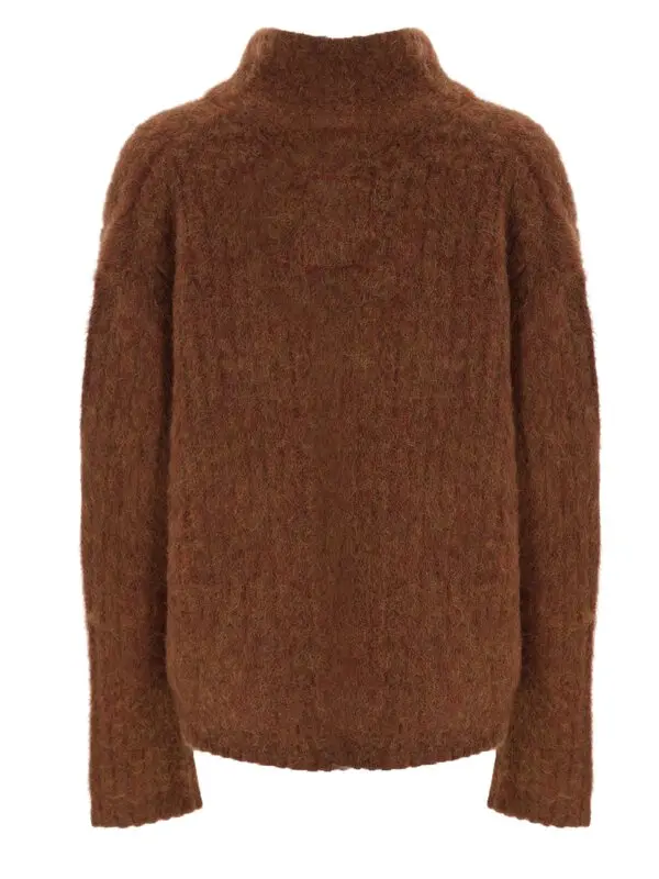 UMA WANG Maglia In Alpaca E Lana Con Scollo A V