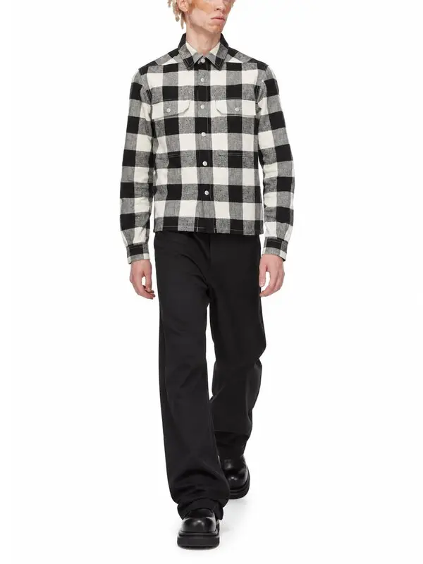 Rick Owens Overshirt In Cotone