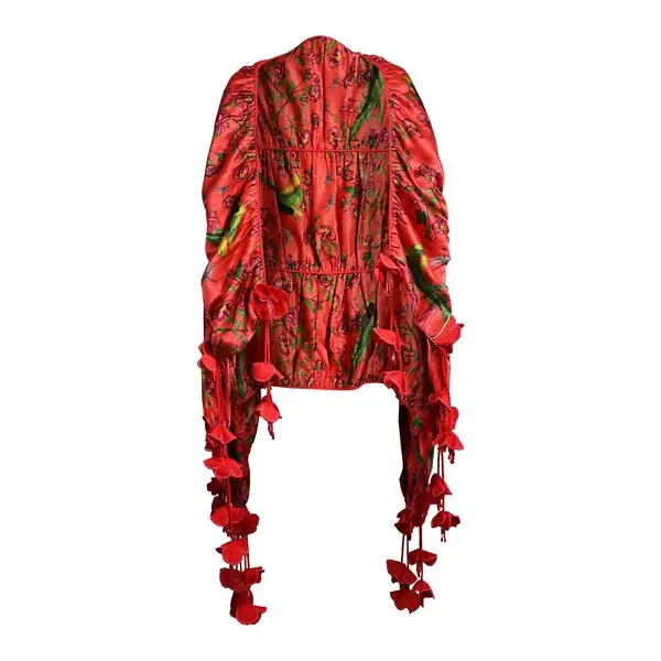 ASHAKI Maya Bloom Scarf - Red