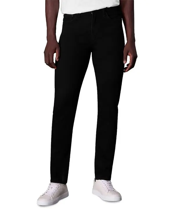Rag & Bone Cotton Blend Slim Fit Authentic Stretch Jeans - Black