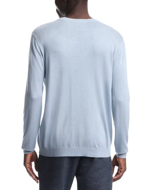 Emporio Armani Silk & Cashmere Pullover Crewneck Sweater