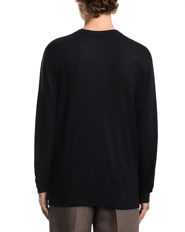 Emporio Armani Silk & Cashmere Pullover Crewneck Sweater