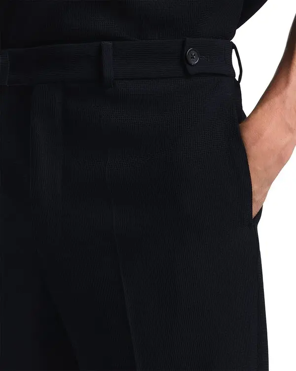 Emporio Armani 3d Crepe Jersey Trousers
