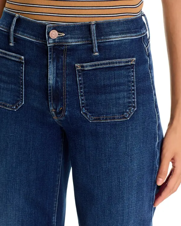 MOTHER Maven Patch Pocket Mid Rise Jeans