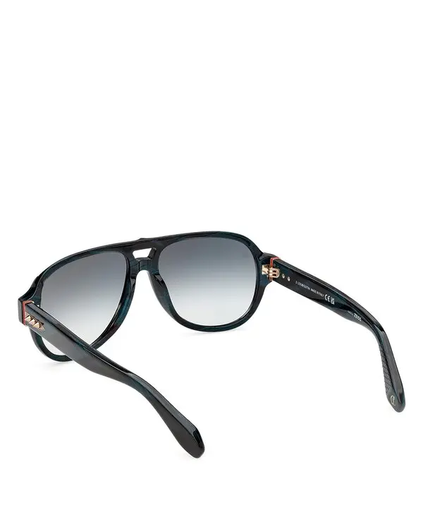 CHRISTIAN LOUBOUTIN Pilot Sunglasses, 58mm