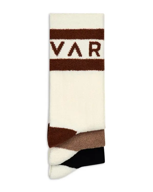 Varley Spencer Logo Crew Socks, Pack Of 3