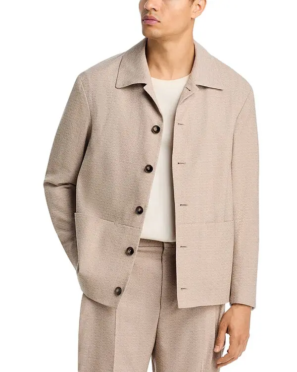 Hugo Jaro Wool Blend Overshirt