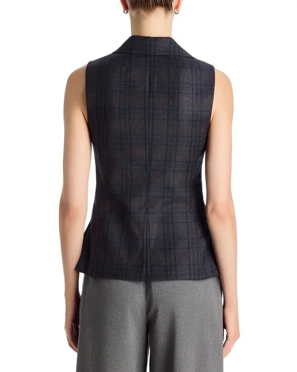 Theory Wool Collared Vest