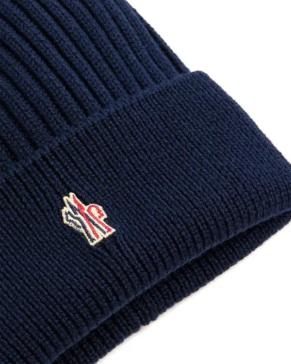 Moncler Grenoble Berretto Tricot Beanie - Navy