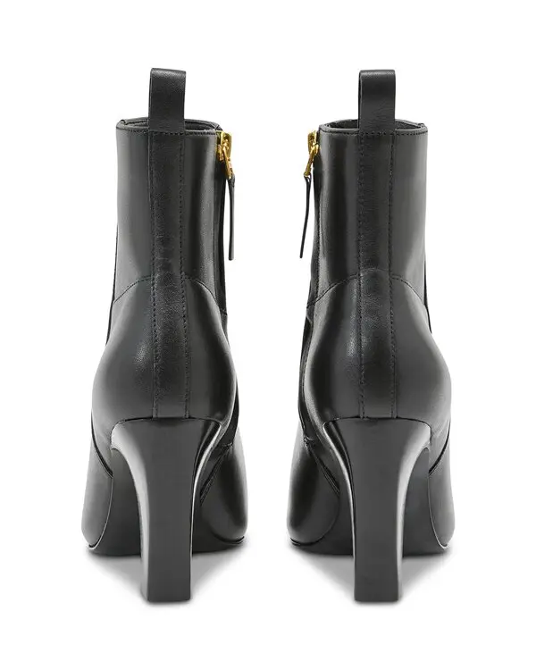REISS Blakely Leather Ankle Boots