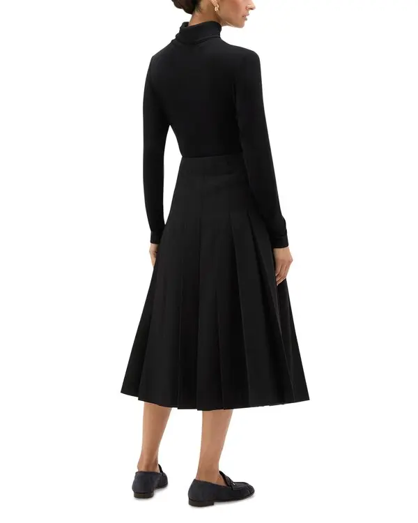HOBBS LONDON Paige Pleated Midi Skirt