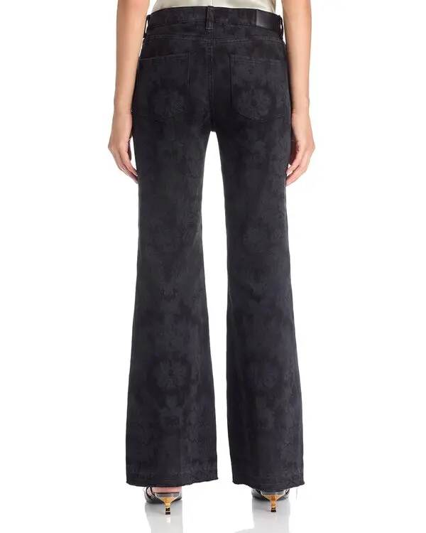 Kobi Halperin Zane Stretch Denim Wide Leg Pants