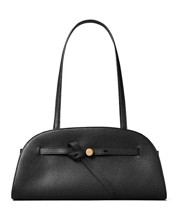 Tory Burch Romy East West Bauletto Leather Shoulder Bag