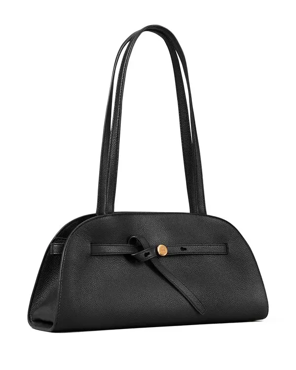 Tory Burch Romy East West Bauletto Leather Shoulder Bag