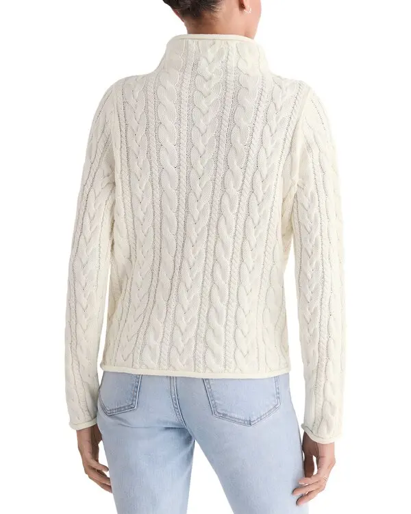 Vineyard Vines Mock Neck Cotton Knit Sweater