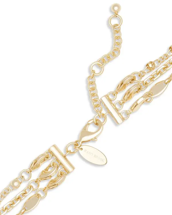 Ramy Brook Cleo Stone Layered Charm Necklace, 20.25-22.25