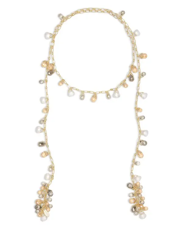Ramy Brook Brielle Crystal Chain Wrap Necklace, 44