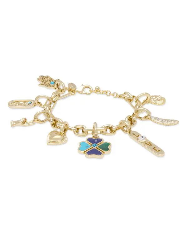 Ramy Brook Maya Chain Charm Bracelet