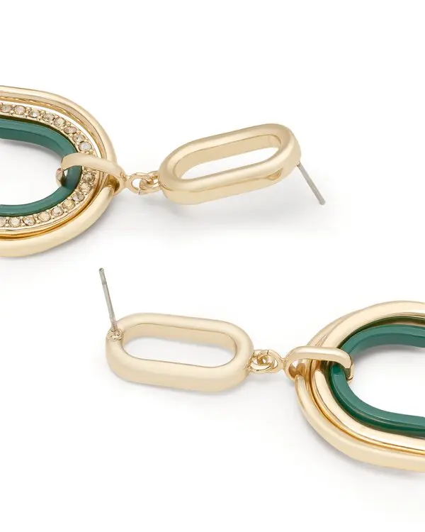 Ramy Brook Mila Loop Drop Earrings, 3.2l