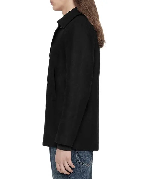 ALLSAINTS Lagan Wool Blend Peacoat