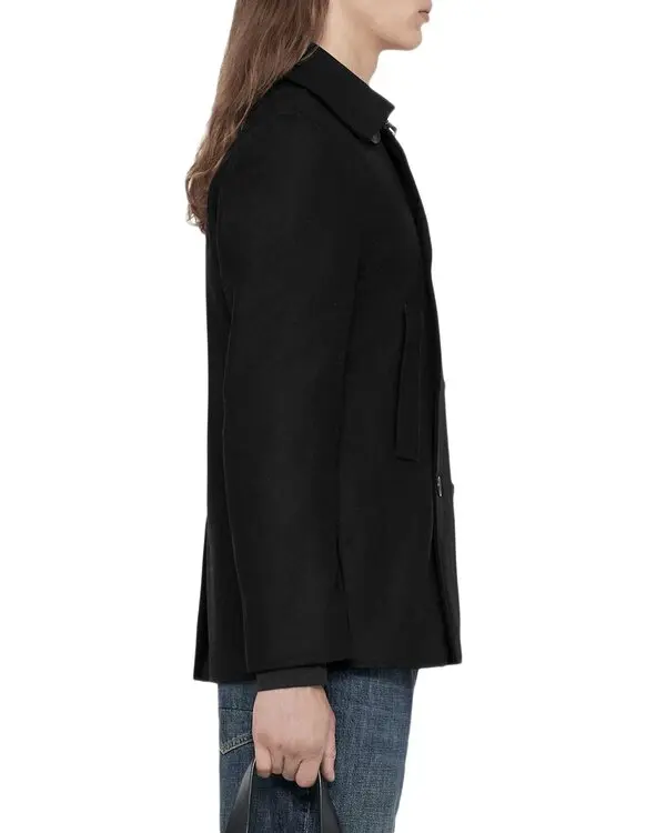 ALLSAINTS Lagan Wool Blend Peacoat