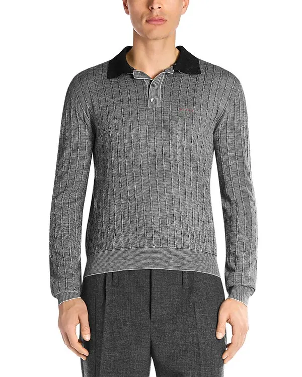 Marni Polo Neck Ribbed Sweater