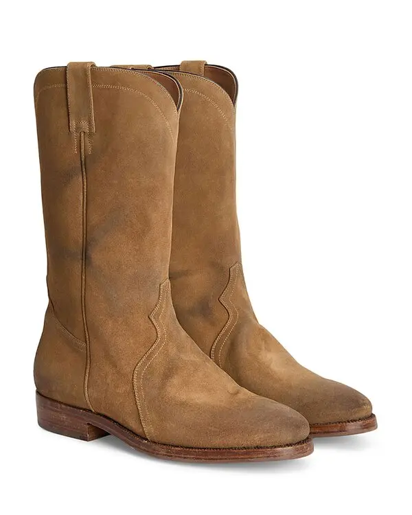 JIL SANDER Bruce Leather Western Boots