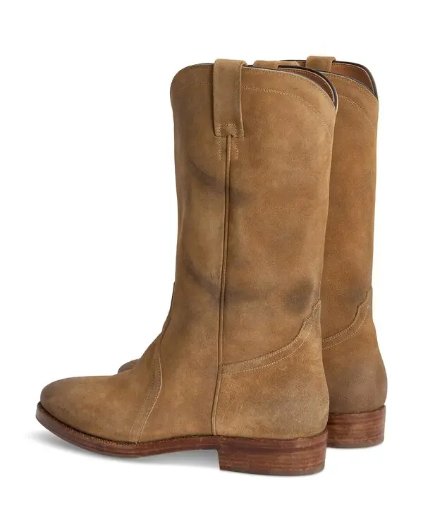 JIL SANDER Bruce Leather Western Boots