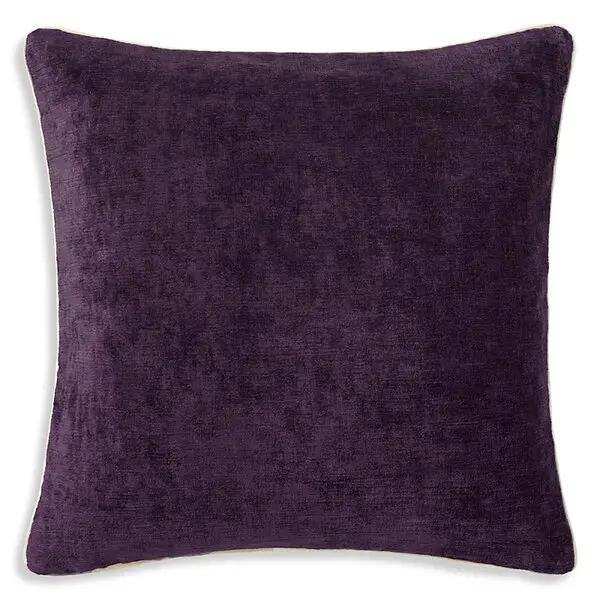 YVES DELORME Orpheo Thick Grain Velvet Decorative Pillow, 18 X 18