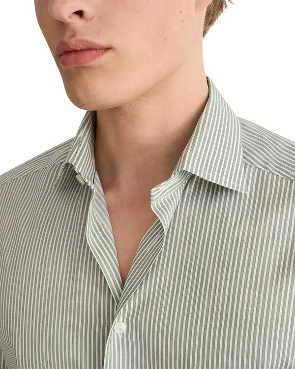 Eton Cotton Slim Fit Stripe Shirt