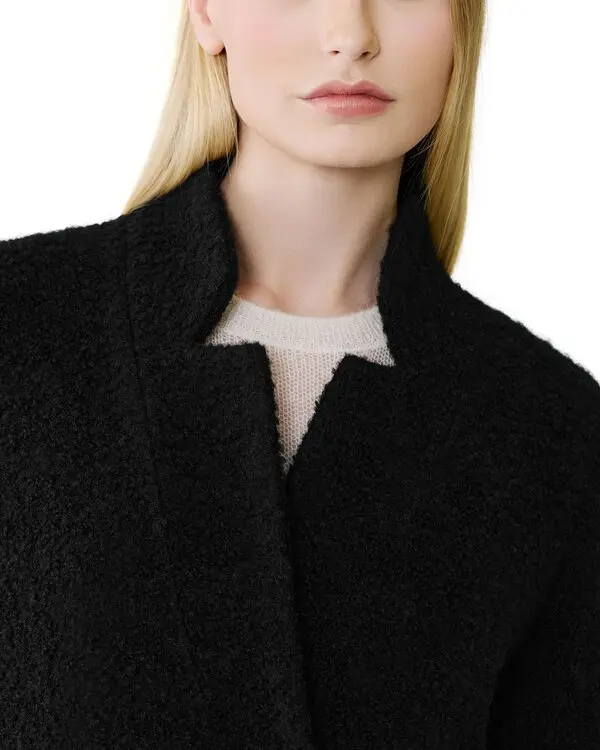 Soia & Kyo Diane-u Wool Blend Boucle Midi Coat