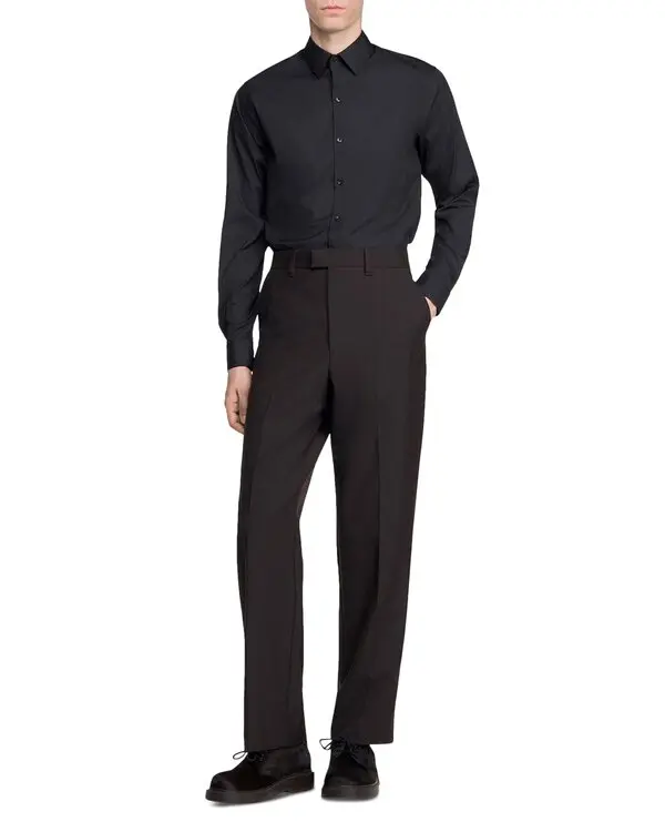 Sandro Charlie Wool Straight Fit Suit Trousers