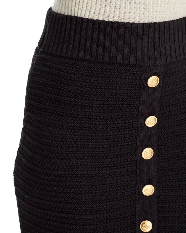 TOCCIN Tani Cotton Knit Midi Skirt