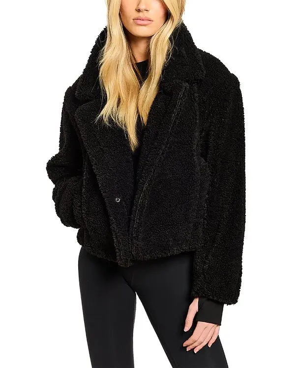 Sam. Rio Sherpa Fleece Bomber Jacket - Camel