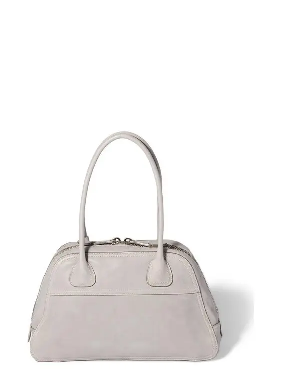 Miu Miu Vivant Nappa Leather Bag, 12.6 - Grey