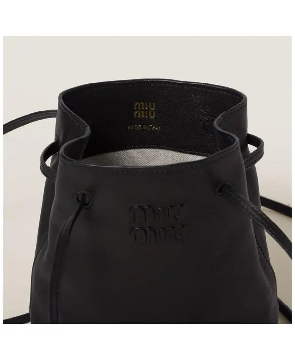 Miu Miu Nappa Leather Mini-bag - Black