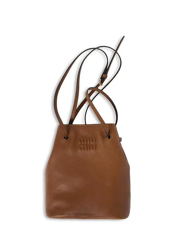 Miu Miu Nappa Leather Mini-bag - Oak