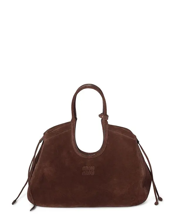 Miu Miu Ivy Suede Tote Bag
