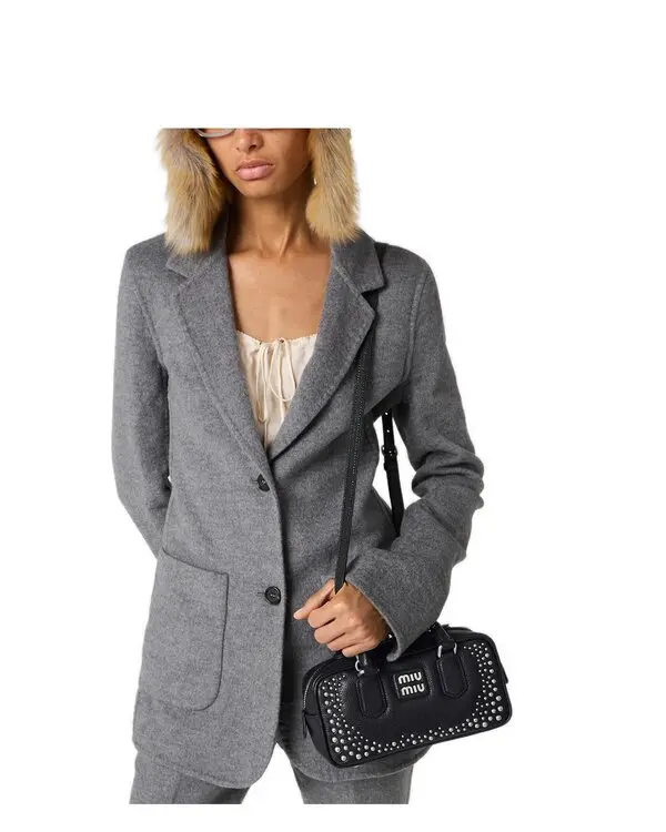 Miu Miu Arcadie Studded Leather Bag