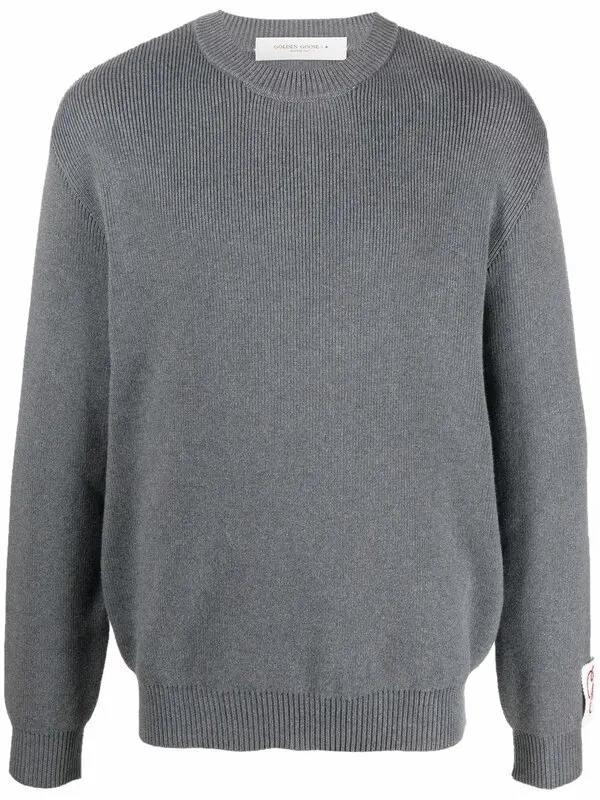 GOLDEN GOOSE Golden Cotton Crewneck Sweater