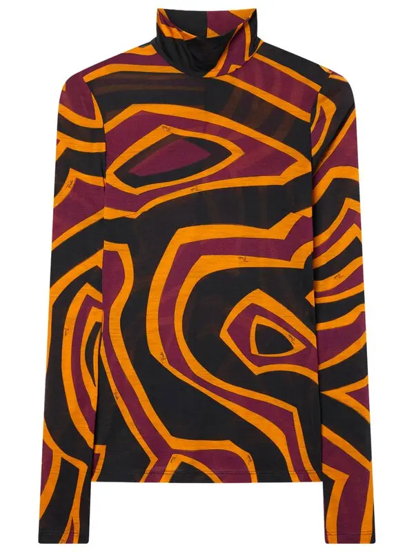 Emilio Pucci High-neck Mini Fitted Top - Multicolor
