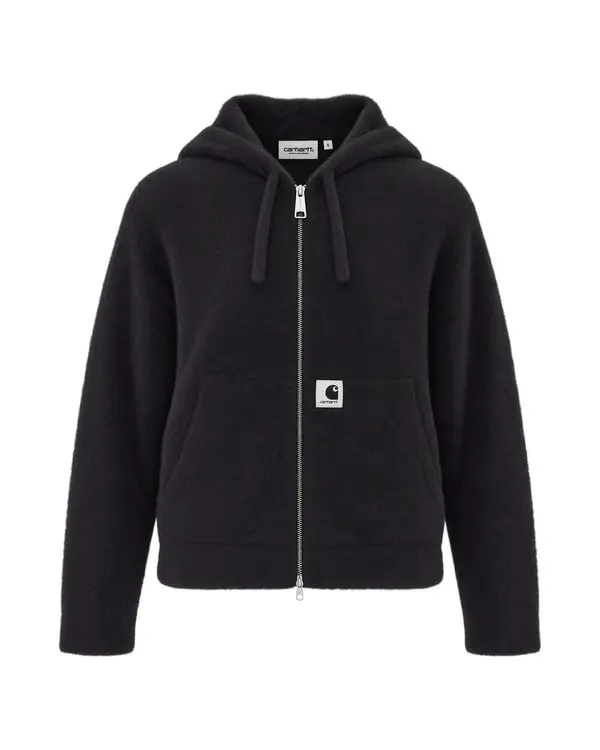 Carhartt Work In Progress Zip-up Hooded Jacket - Black