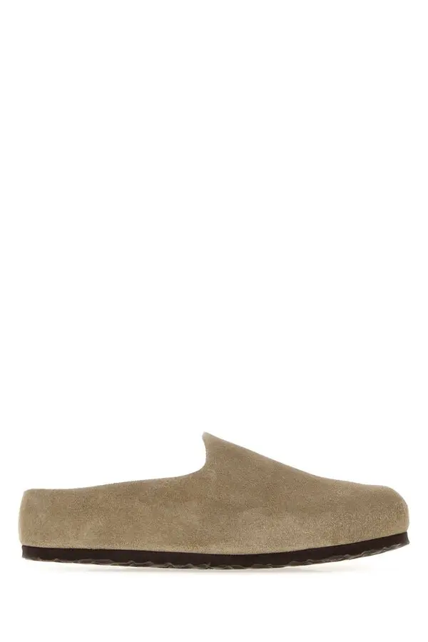 BIRKENSTOCK Dove Suede Mini Amsterdam Slippers