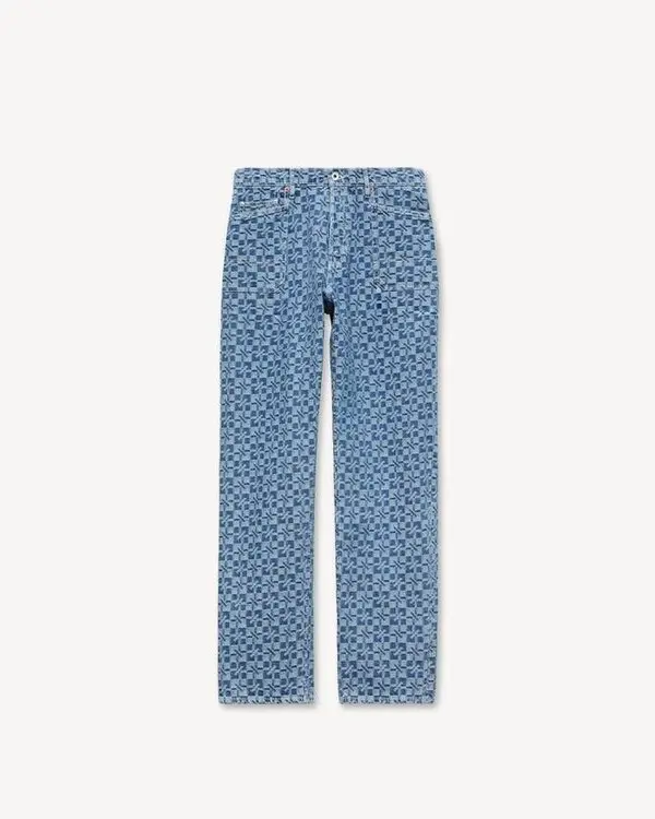 Kenzo Printed Straight-leg Jeans