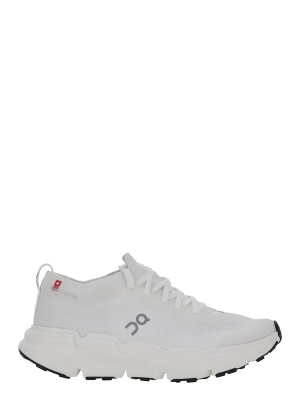 On Cloudsoma Cushioned Sole Tech Fabric Sneakers - White