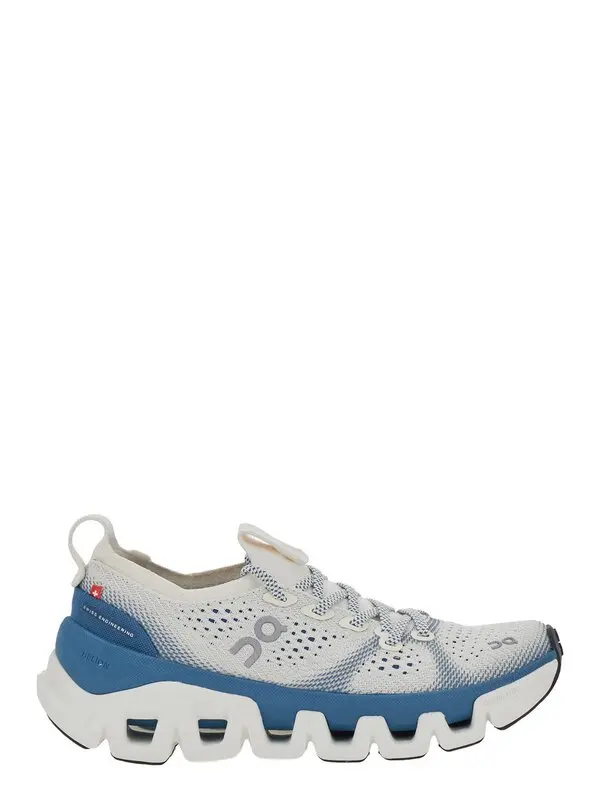 On Cloud X Tempo Cushioned Sole Breathable Tech Fabric Sneakers - White