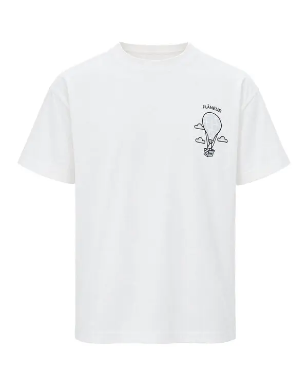 FLANEUR Graphic Cotton T-shirt