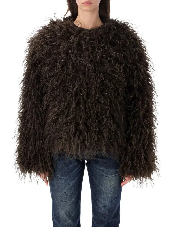 Goldbergh Oversized Faux Fur Coat