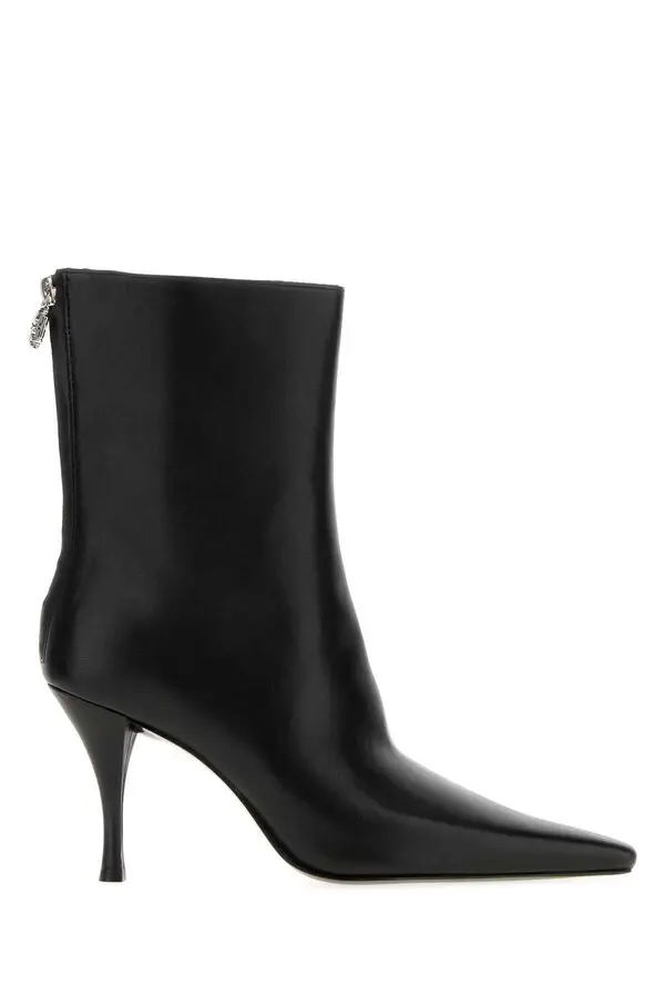Tory Burch Leather Charlie Ankle Boots With 8.5 Cm Heel